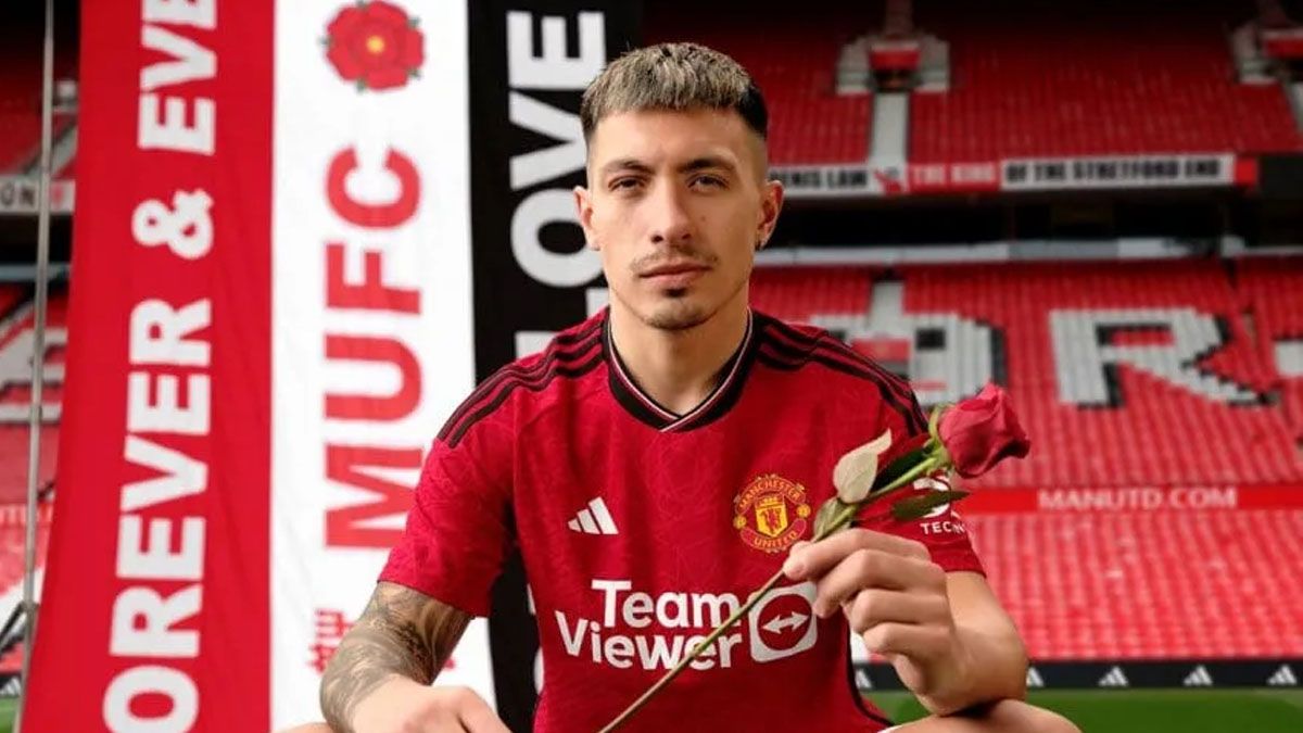 Lisandro Martínez presentó la nueva camiseta de Manchester United: el gesto argento que ...