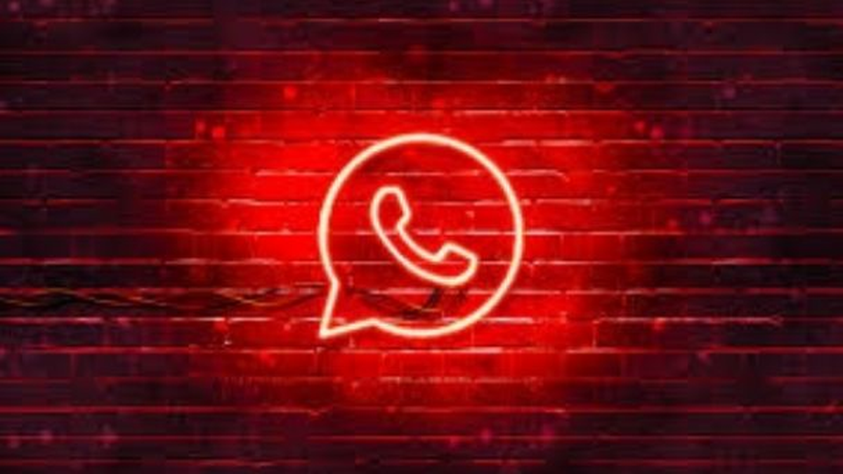 Letras rojas en WhatsApp